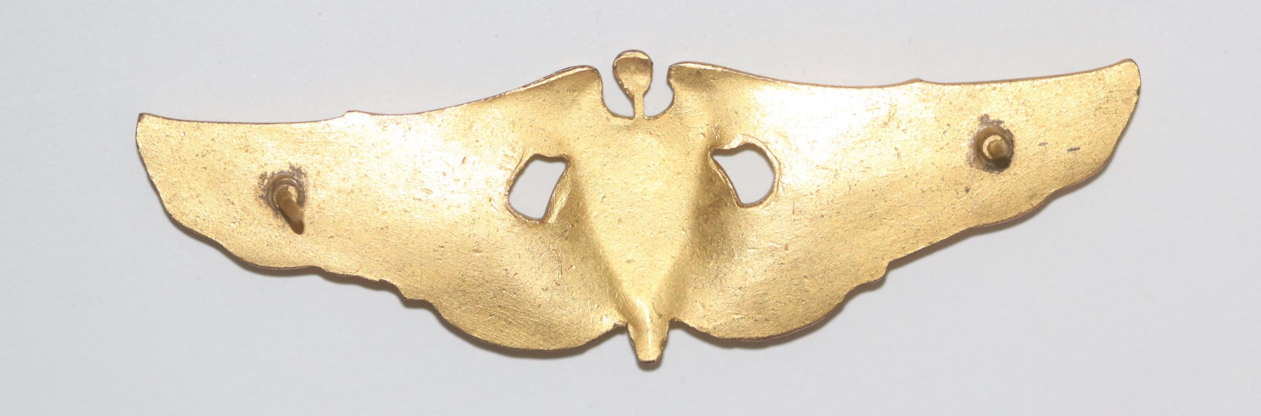 WW2 US ARMY AIR FORCE FLIGHT SURGEON WING GILT - Butlers Military & Vintage