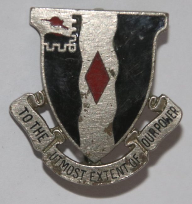 ORIGINAL WW2 60TH INFANTRY REGIMENT DI DISTINCTIVE CREST 9TH INFANTRY ...