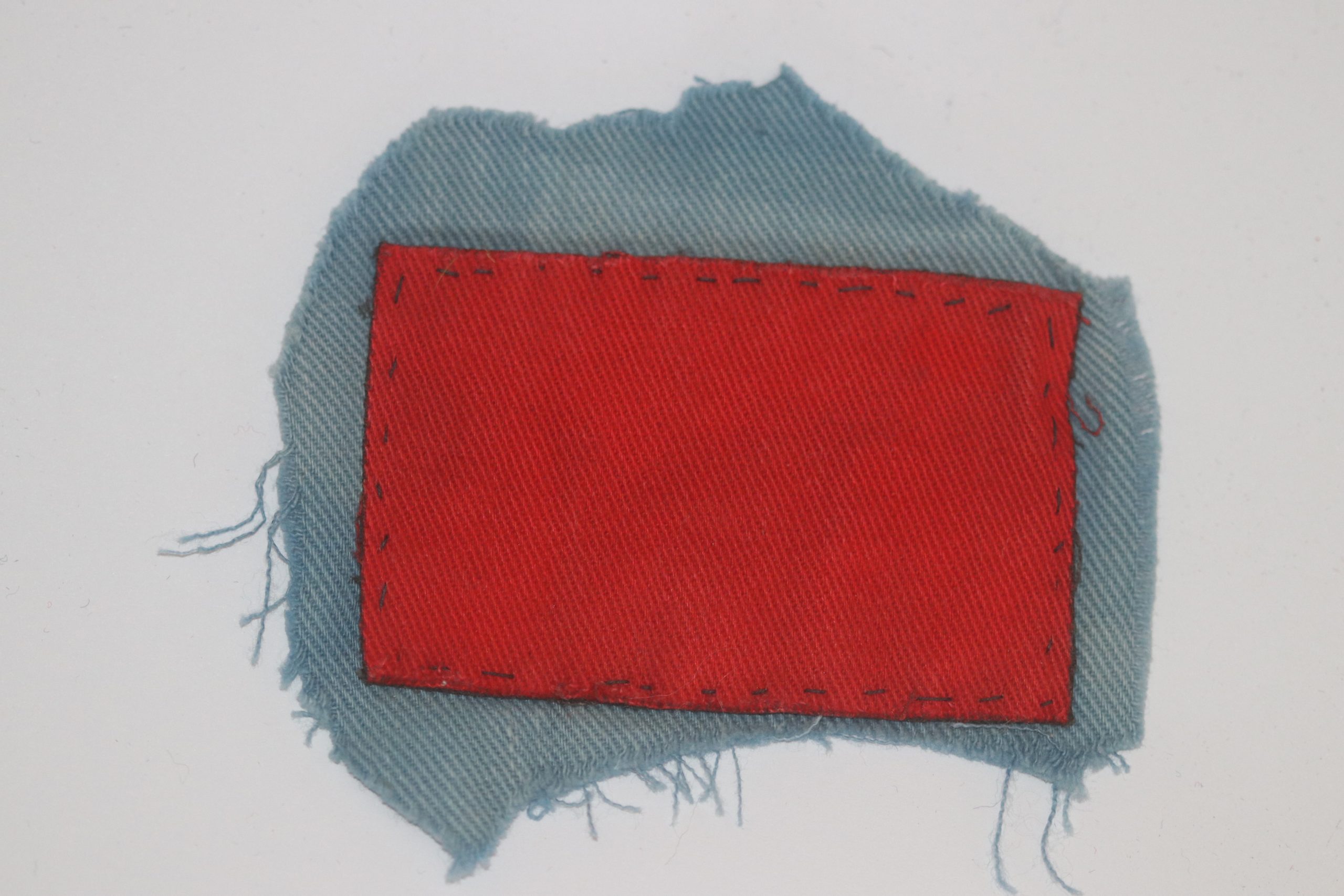 ORIGINAL WW2 CANADIAN 1st DIVISION COTTON CLOTH SHOULDER PATCH USED ...