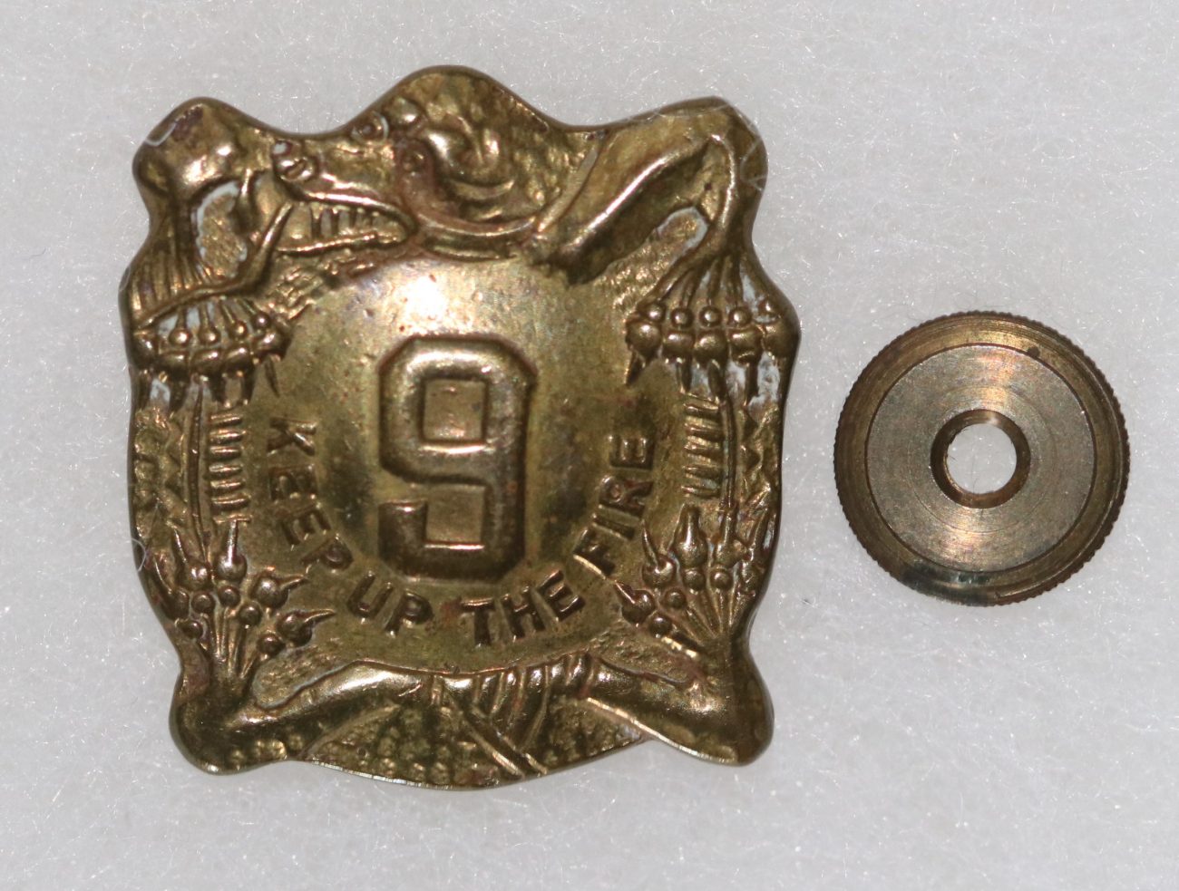 WW2 US ORIGINAL 9th INFANTRY REGIMENT 2ND DIVISION DISTINCTIVE UNIT ...