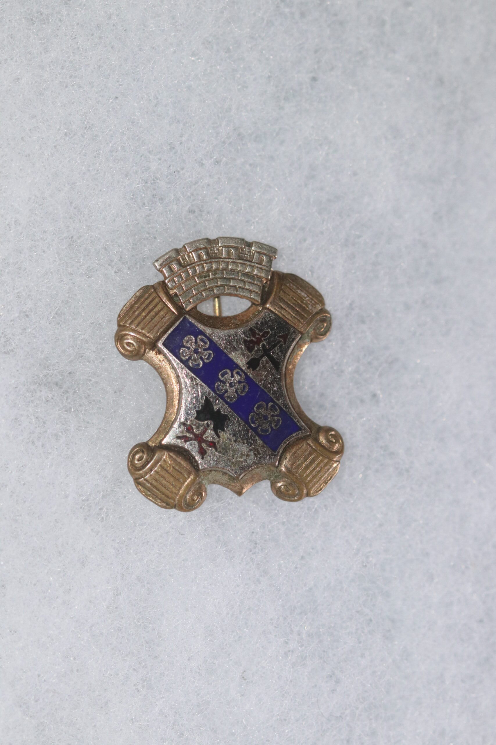 ORIGINAL WW2 8th INFANTRY REGIMENT DISTINCTIVE INSIGNIA CREST #3 ...