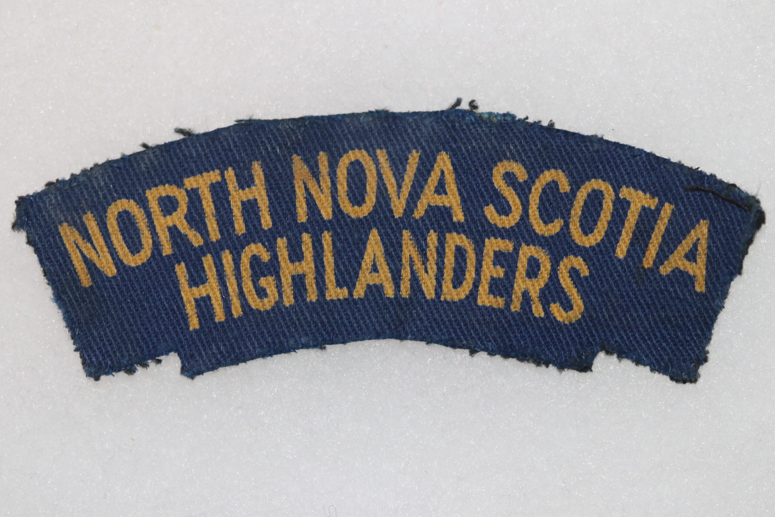 SCARCE ORIGINAL WW2 CANADIAN NORTH NOVA SCOTIA HIGHLANDERS PRINTED ...