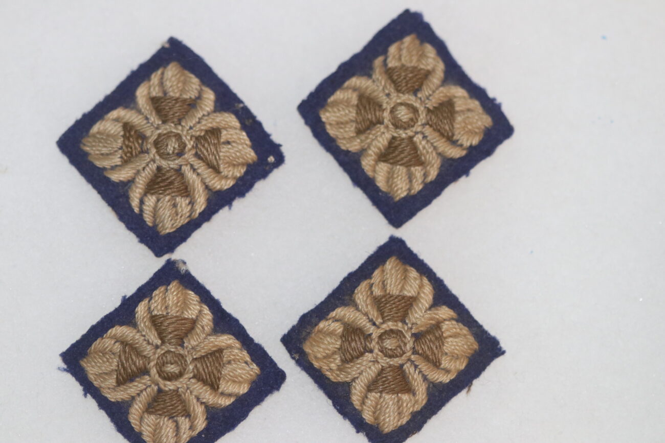 ORIGINAL WW2 BRITISH ARMY SIGNAL CORPS LIEUTENANT RANK PIPS SET 4 ...