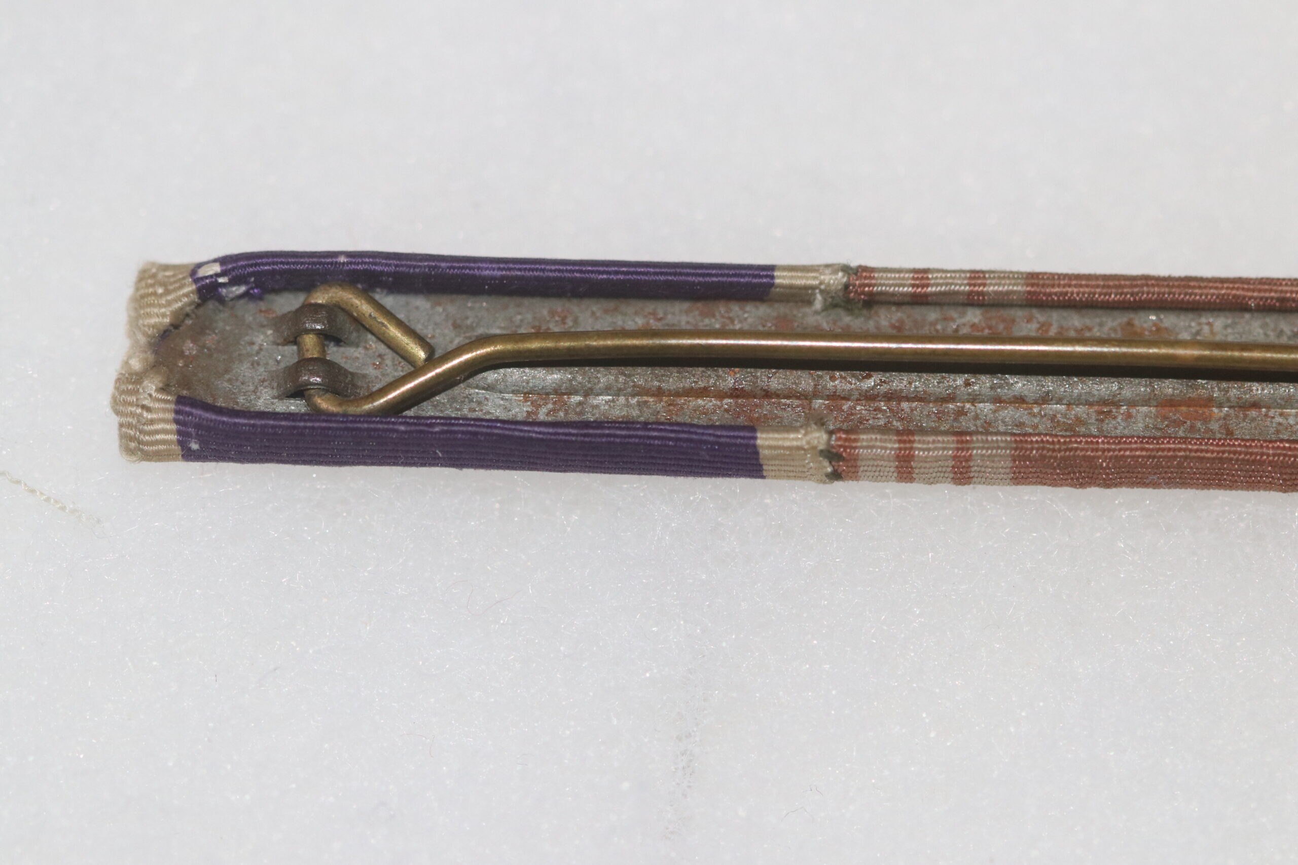 ORIGINAL WW2 US ARMY MEDAL RIBBON PURPLE HEART, GOOD CONDUCT, EUROPEAN ...