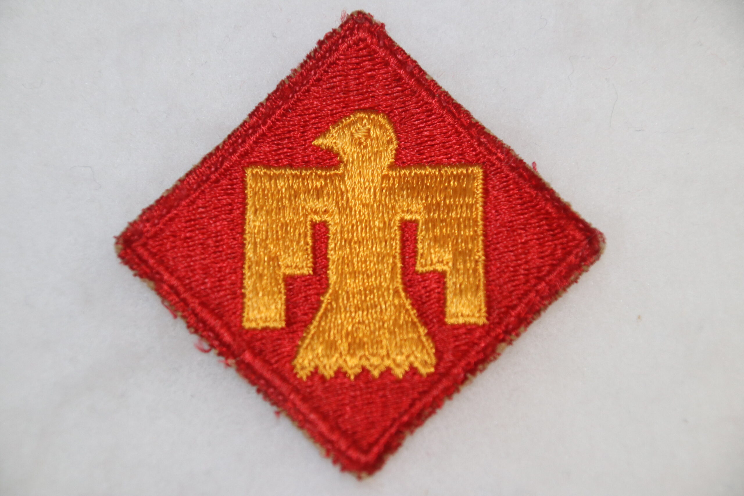 ORIGINAL US WWII 45TH INFANTRY DIVISION CLOTH PATCH #2 USED - Butlers ...