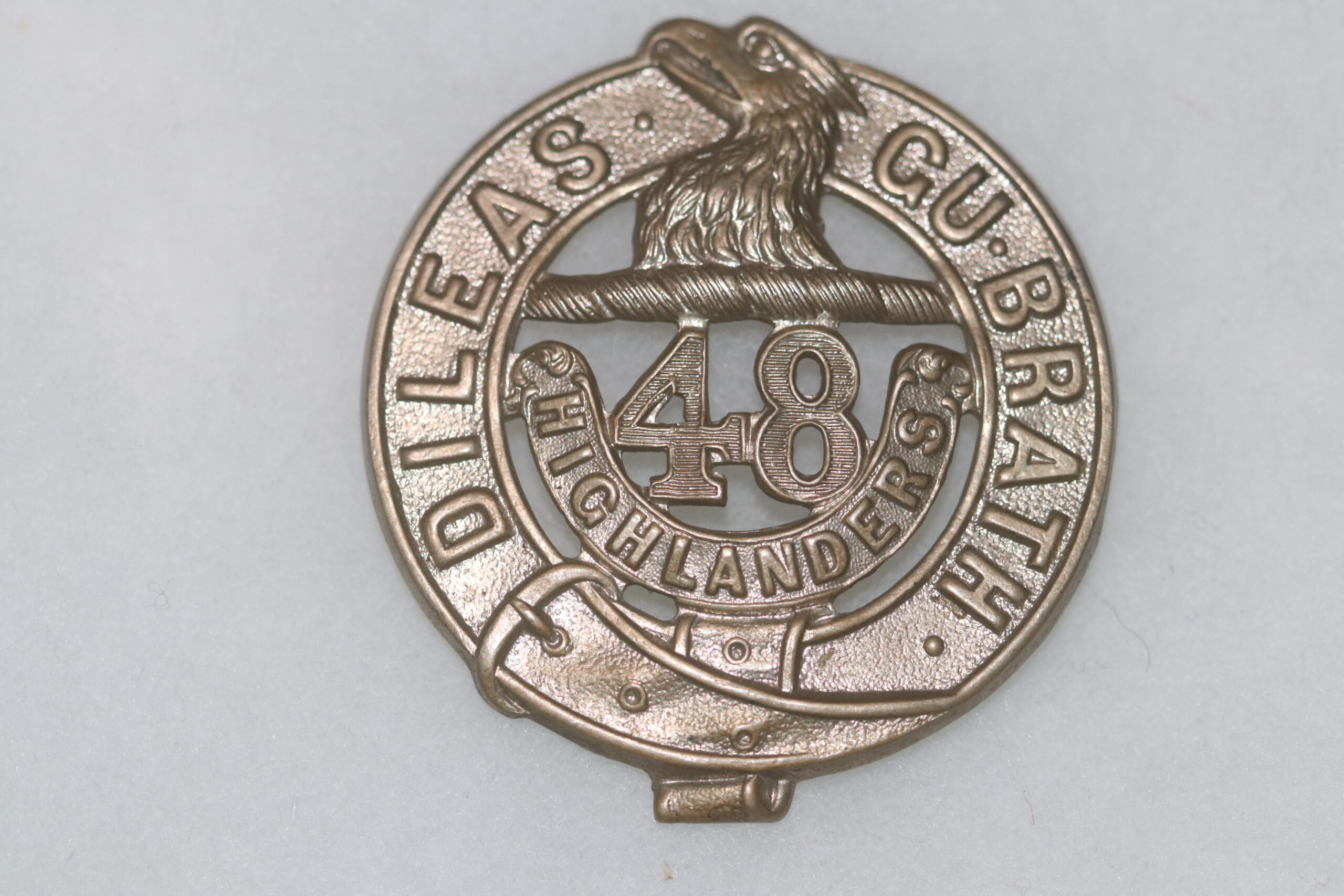 ORIGINAL WW2 CANADIAN THE 48th HIGHLANDERS REGIMENT CAP BADGE #2 ...