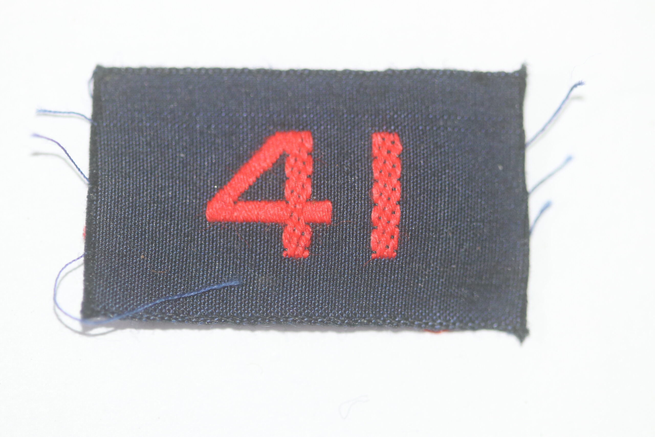 VERY SCARCE ORIGINAL WW2 BRITISH 41 ROYAL MARINE COMMANDO SILK WOVEN ...