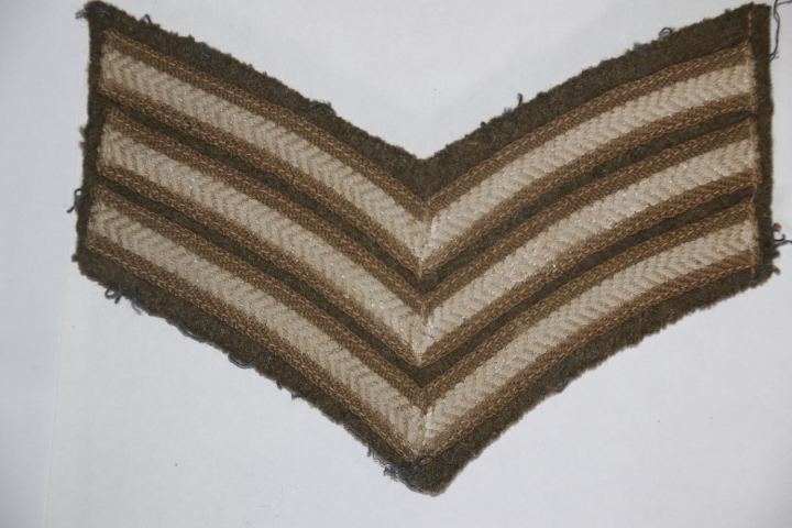 ORIGINAL WW2 BRITISH ARMY SERGEANT STRIPES MATCHING PAIR - Butlers ...